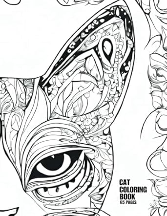 The Cat Coloring Book: 65 Pages of Purrfect Coloring Fun - Feline Fine ...