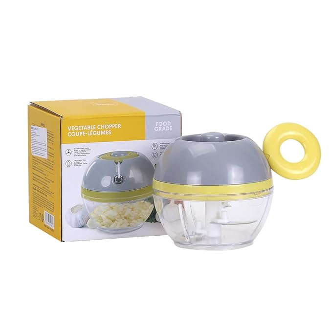 Buy MINISO Pull-String Vegetable Chopper,Cute Round Vegetable Cutter ...