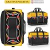 WINHUNT Open Mouth Tool Bag, Heavy Duty Electrician Tool Bags, Tool ...