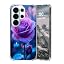 SFJAXYOV for Samsung Galaxy S26 Plus Case, Purple Rose with Pink ...