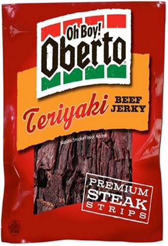 Amazon.com: Oh Boy! Oberto Teriyaki Beef Jerky, 7.2-Ounce Pouches (Pack ...