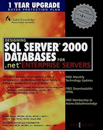 Amazon.com: Designing SQL Server 2000 Databases eBook : Syngress: Books