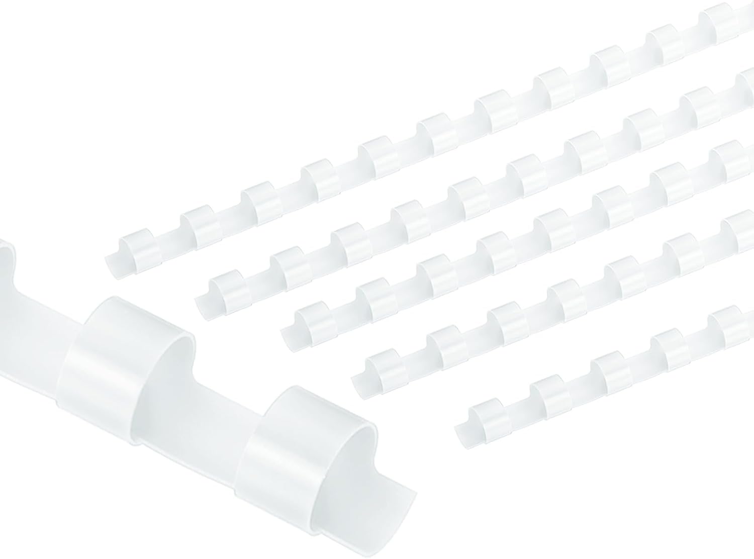 Amazon.com : PATIKIL 8mm (5/16") Plastic Binding Combs, 100 Pcs 21 ...