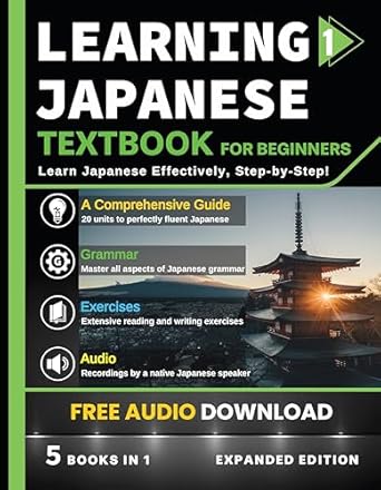 Amazon.com: Learning Japanese Textbook for Beginners: 5 Books in 1 ...