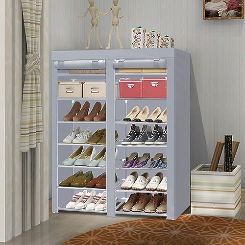Snapklik.com : ERONE Shoe Rack Storage Organizer 7-10 Tier, Stackable ...