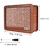 Amazon.com: Generic Cash Vault Wooden Savings Box,Retro Reusable Wooden ...