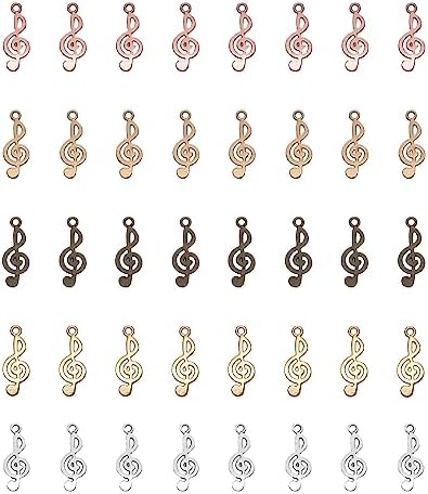 Amazon.com: SUNNYCLUE 90Pcs Music Charms Musical Instrument Notes ...