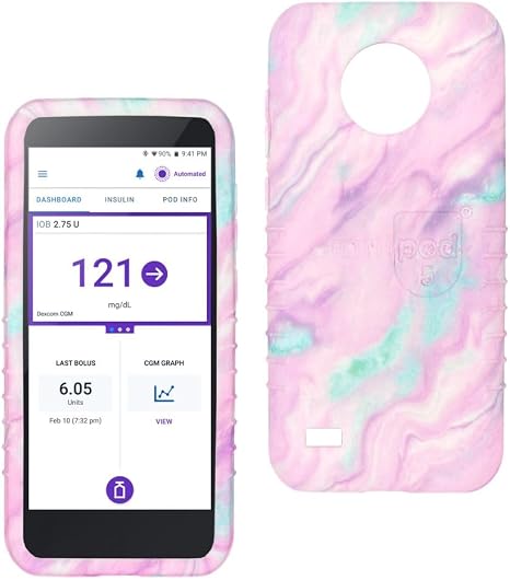 Amazon.com: Sugar Medical Omnipod 5 Gel Skin Case with Dexcom G7 Cutout ...
