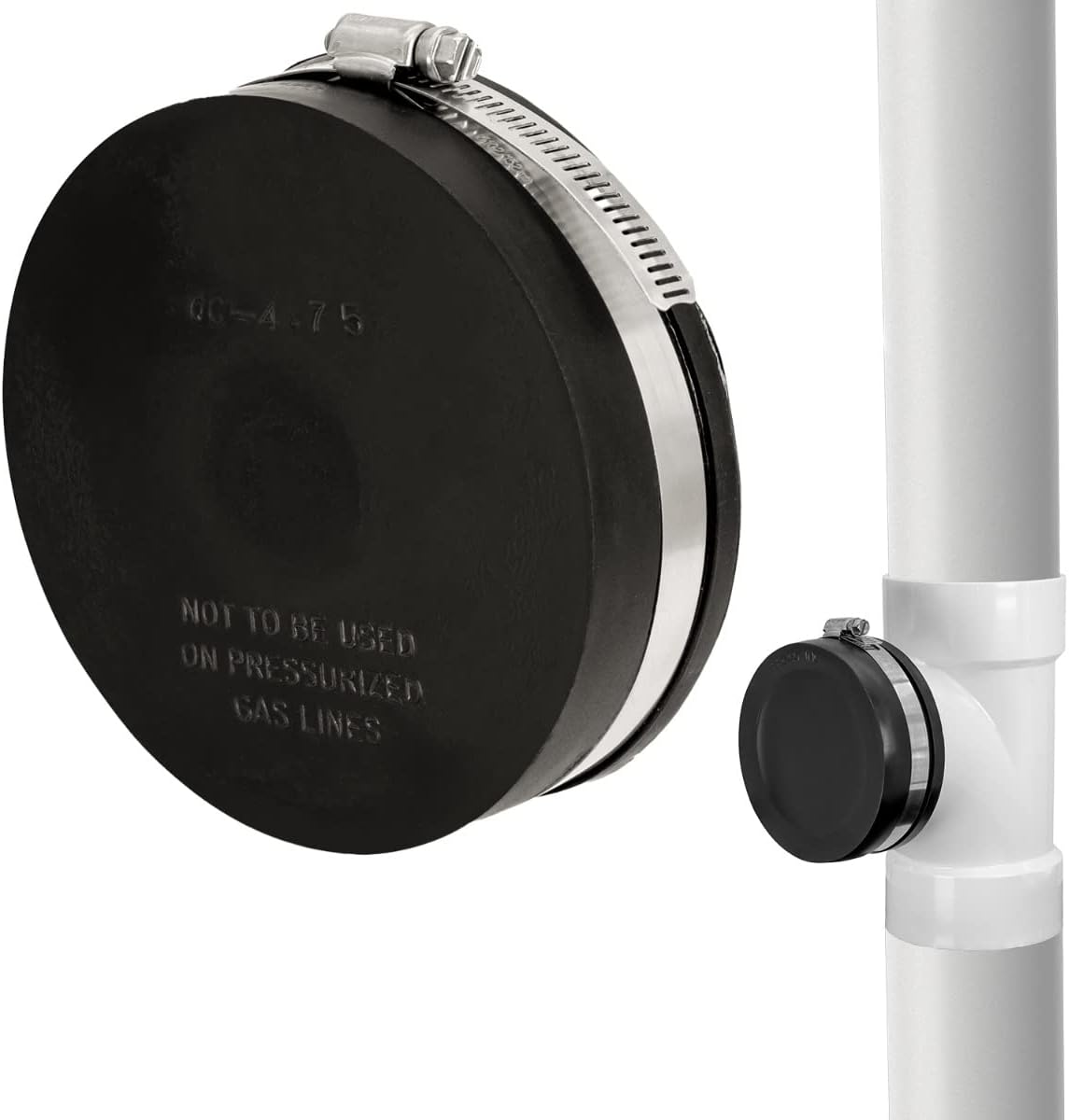 Amazon.com: Fernco QC-3.75 3-in. Qwik Cap Schedule 40 PVC Pipe Socket ...