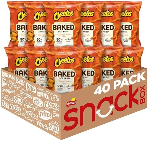Amazon.com: Frito-Lay's Cheetos Baked Crunchy Cheese, 0.875 Ounce (Pack ...
