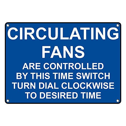 Amazon.com: Weatherproof Plastic Circulating Fans are Controlled by ...