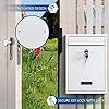 KYODOLED Key Lock MailBoxes for Outside, Locking Wall Mount Mailbox ...