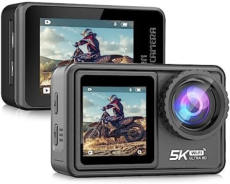BEEBIRD 5K Action Camera with Dual Touch Screens | 48MP | Underwater ...