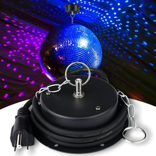Amazon.com: 1.5 RPM Disco Ball Motor Rotator,Disco Ball Spinner can ...