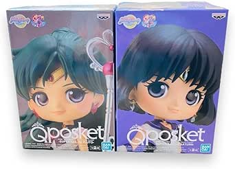 Amazon.co.jp: 美少女戦士セーラームーン Q posket 2点セット サターン プルート キューポスケット フィギュア : ホビー