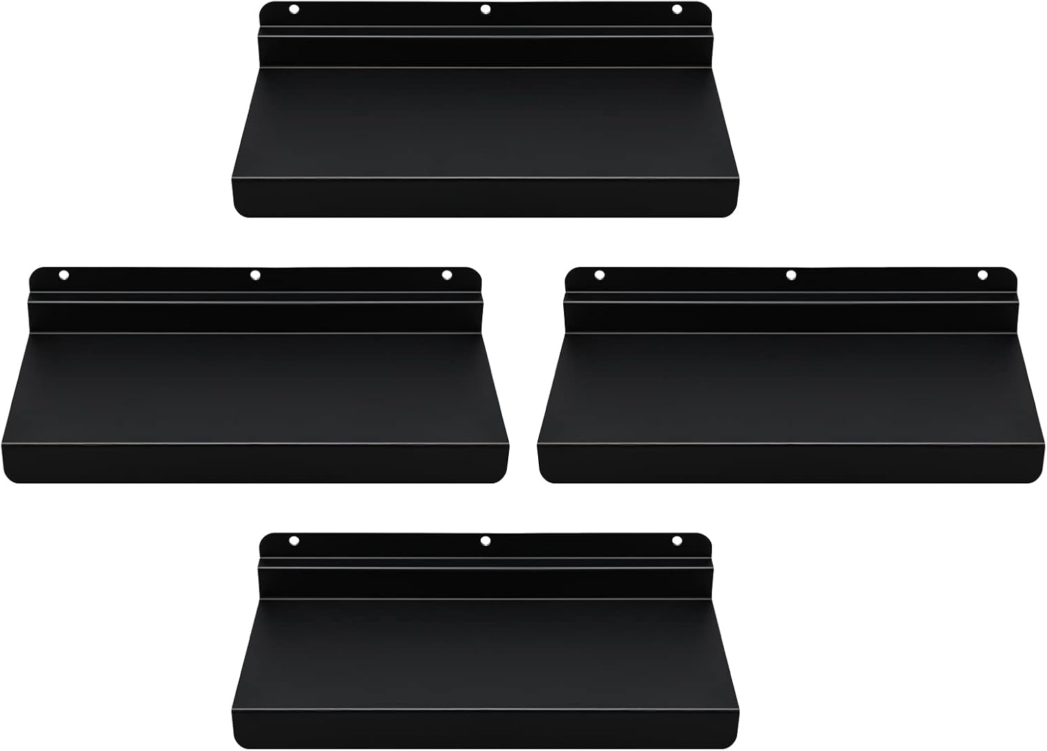 Amazon.com: SNOGSWOG 10 PCs Inch Slatwall Shelves, 13X6 Inch Metal Slat ...