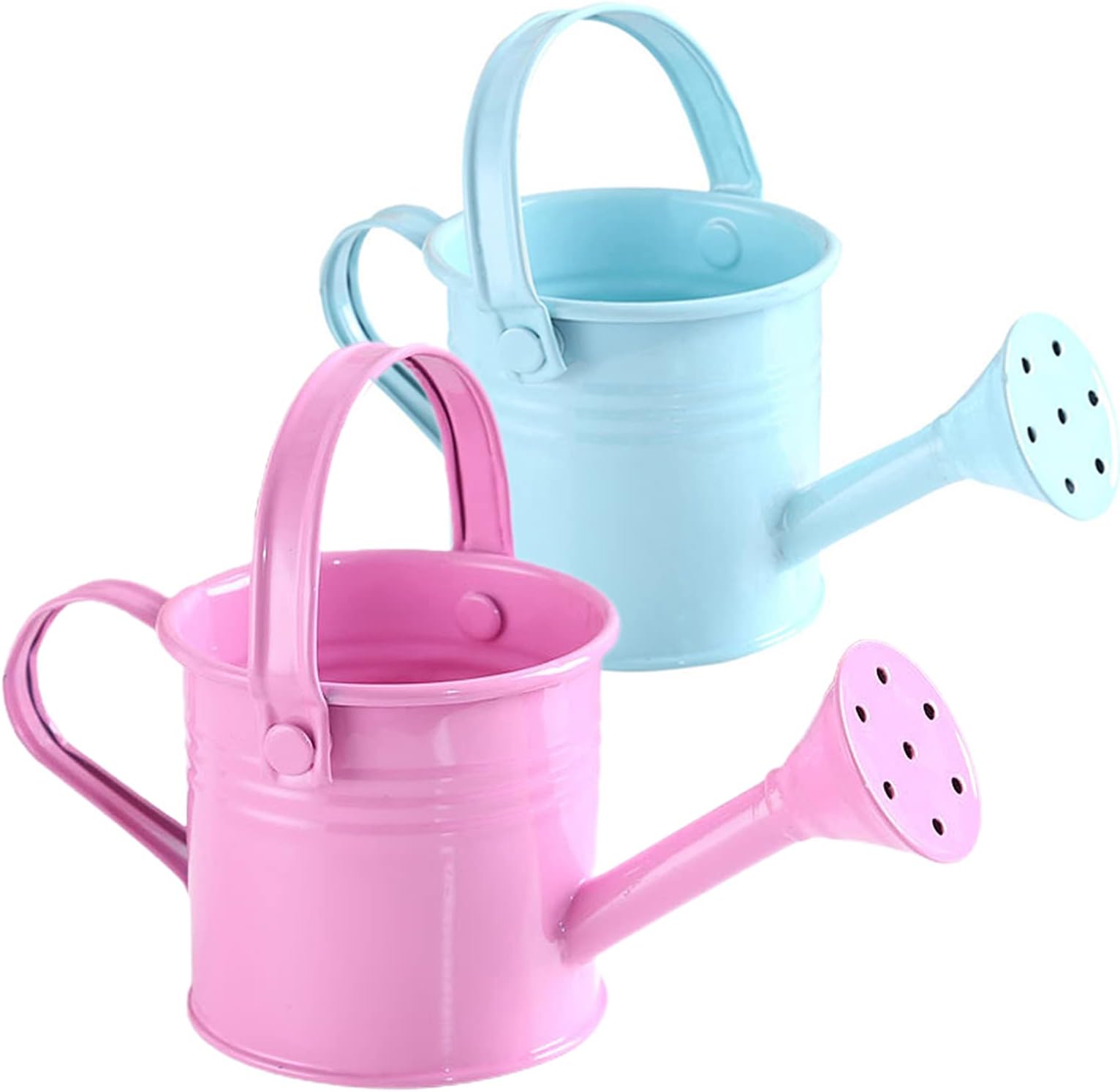 Amazon.com : LAMF 2Pcs Metal Watering Can for Kids, Small Garden ...