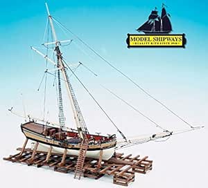 Amazon.com: Model Shipways 1:48 Armed Virginia Sloop Wooden Model Kit # ...