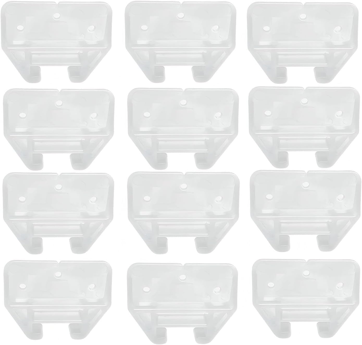 Drawer Guides Center Mount Plastic Drawer Track Guides with Screws for ...