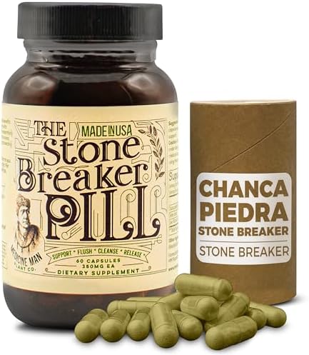 Amazon.com: The Stone Breaker Pill 60 Capsules - Gallbladder and Kidney ...