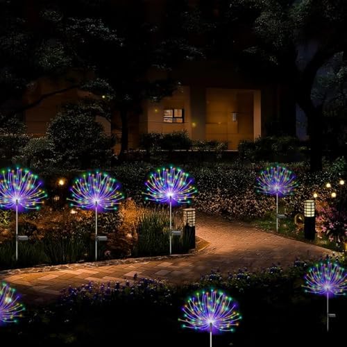 Amazon.com : 4 Pack 288LED Solar Halloween Garden Lights, IP44 ...