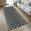 SGLGSTORE Runner Rug for Hallway Non Slip Kitchen Modern Geometry ...