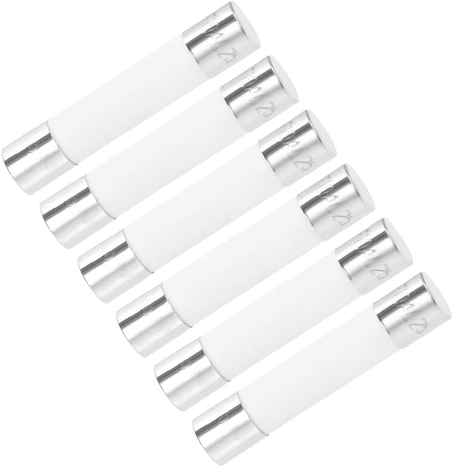 ZUPAYIPA Pack of 10 pcs F10AL Fast-Blow Fuse 10A 250V Glass Fuses 0.23 ...