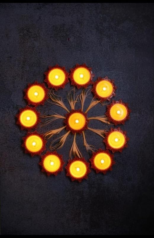 Buy GEOCELL® Magic Big LED E-Diya Candle with Water LED Sensor ...