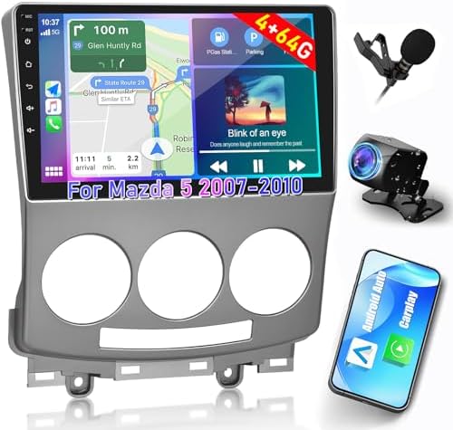 Amazon.com: Android 13 Car Stereo for Mazda 5 2007-2012 with Wireless ...