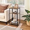 Amazon.com: Yaheetech Large 3-Tier Tall End Table, 30 Inches High Side ...