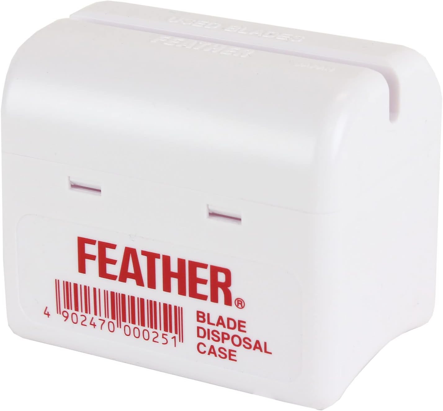 Amazon.com: Feather Razor Blade Disposal Case for Barbers : Beauty ...