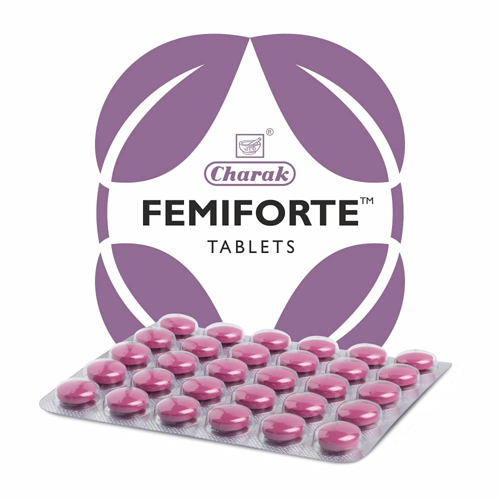 Buy Charak Pharma Femiforte Tablet for white discharge - 30 Tablets ...