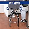 Amazon.com: WORKPRO Heavy Duty Adjustable Hydraulic Shop Stool,Garage ...