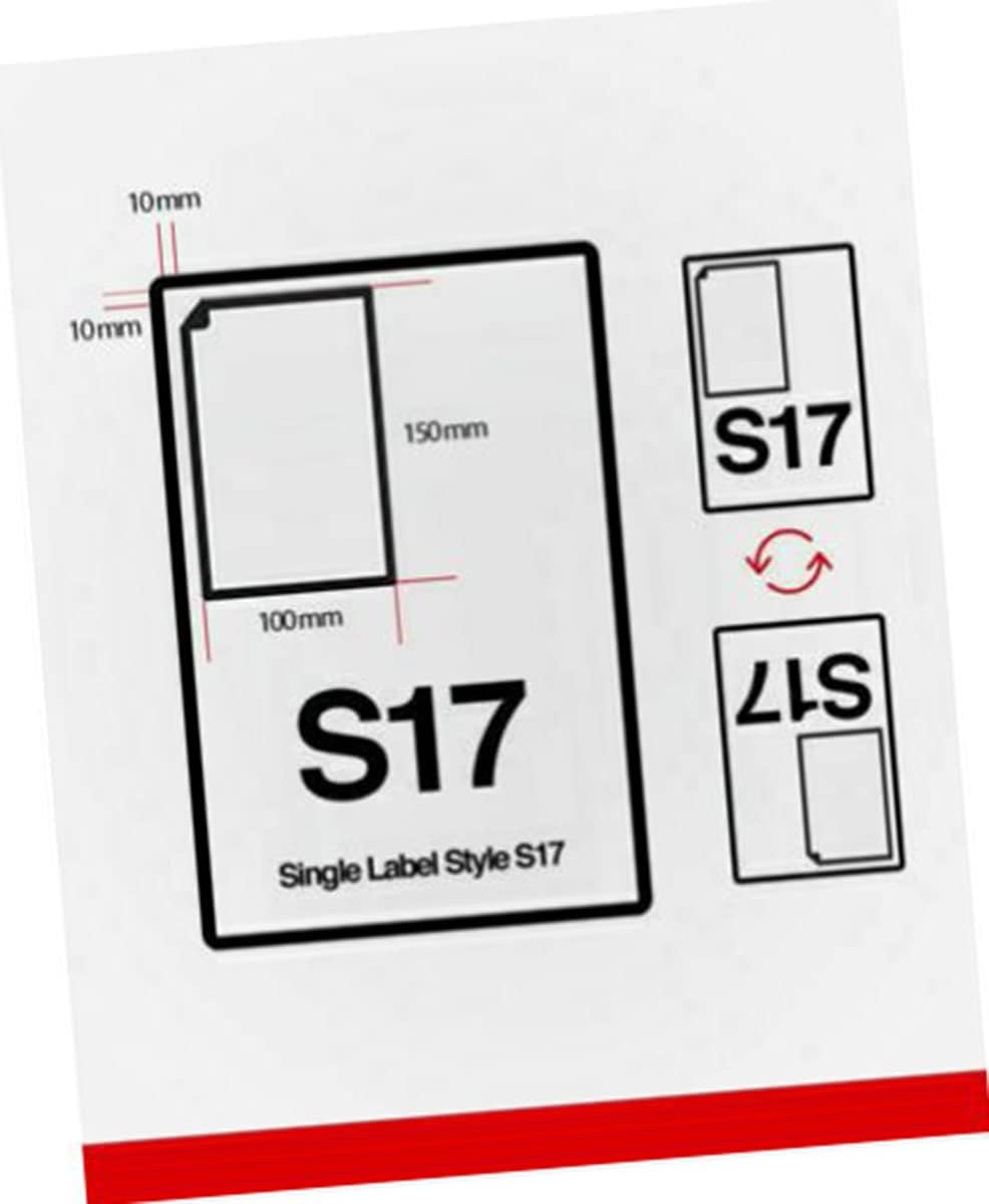 100x A4 Amazon S17 SM & SMP Integrated Labels Sticky Address Peel Off ...
