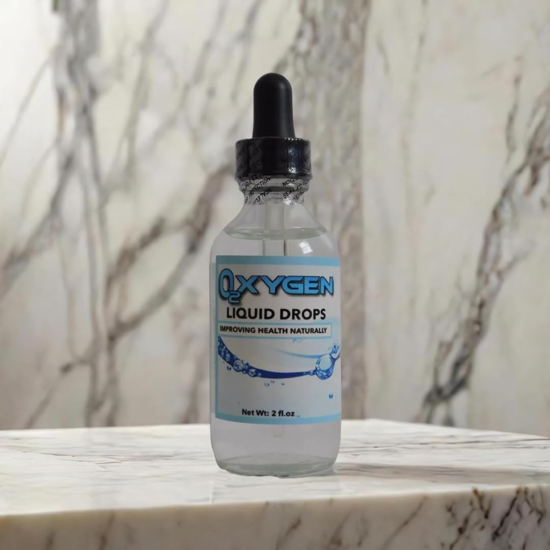 Amazon.com: Oxygen 02 Liquid Drops Dropper Stabilized Oxygen Energy ...