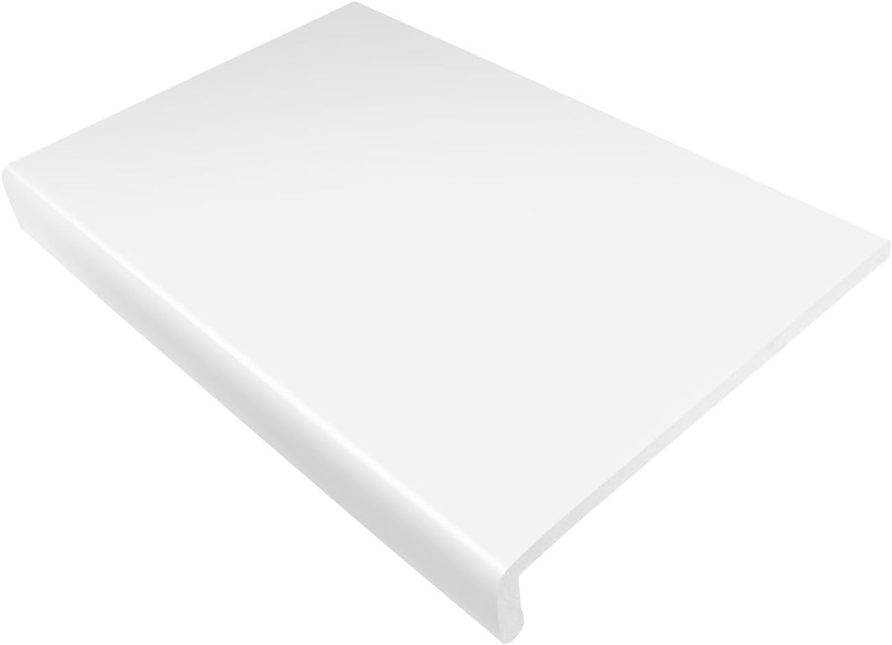 200mm White UPVC Window Board/Cill Cover 1.25m Long 9mm Thick Plastic ...