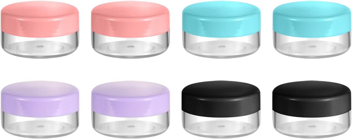 Amazon.com: 10 Gram 8 pcs Lip Balm Containers Small Plastic Containers ...