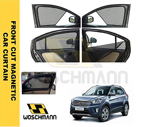 Woschmann - Black Half/Front Cut Magnetic Window Sunshades/Curtains for ...