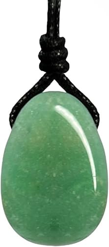 Luck Strings Green Aventurine Crystal Pendant Necklace – Handmade ...
