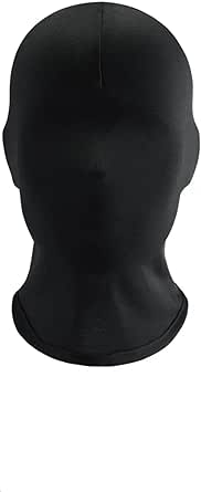 Amazon.com: 2 Pieces Black Kanye Full Face Mask for Halloween Adult ...