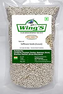 Buy Wing's Premium Safflower Bird Seed(Kusum Beej/Kardi Seeds) for ...