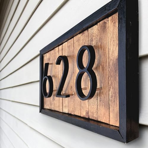 nanlyiau Floating house numbers 3D house numbers height 5in(12.5cm ...