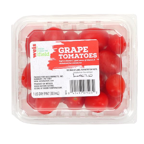 Amazon.com: Weis Quality, Tomatoes - Grape, 10 Ounce : Grocery ...