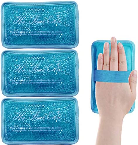 Amazon.com: Gel Beads Ice Pack Ice Bag with Strap-1 Pack Reusable Hot ...