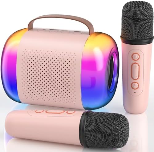 Amazon.com: BIGASUO Karaoke Machine for Kids, Mini Portable Bluetooth ...