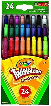 Amazon.com: Crayola Twistables Mini Crayons 24 ea (Pack of 13) : Toys ...