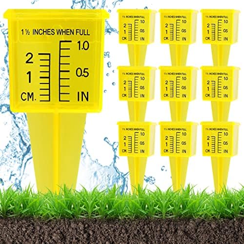 Amazon.com : 10/20PCS Transparent Rain Gauge, Reusable Garden Water ...