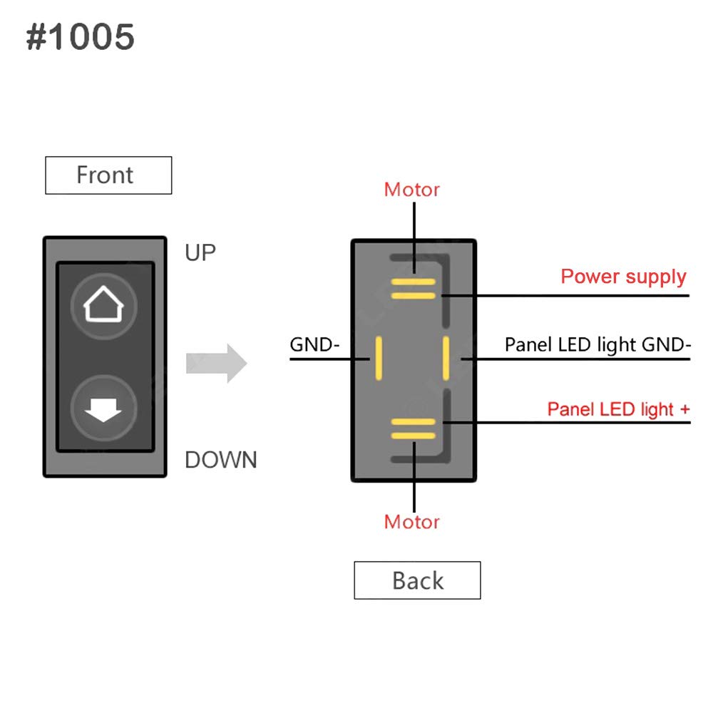 Power Window Switch Diagram