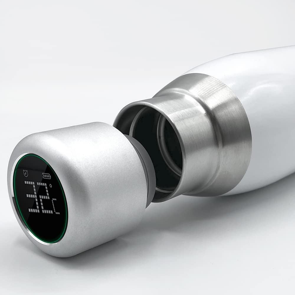 Pure Smart Thermal Water Bottle with Touch Sensitive LCD Cap ...