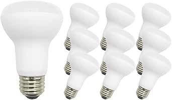 Jolux 10 Pack BR20 LED Bulbs Dimmable, 1470 Lumens, 2700K Soft White ...
